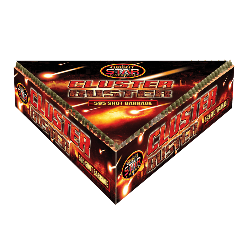 FD111 1989 - Cluster Buster 595 Shot Barrage - Direct Firework