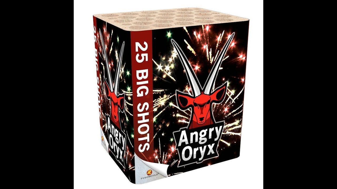 FD318 704169 - Angry Oryx 25 Shot Barrage - Direct Firework